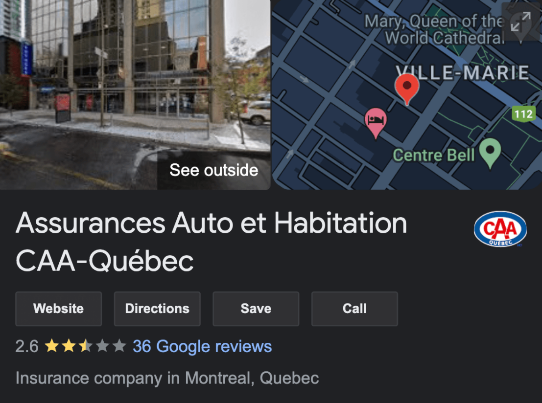 15+ best home & car insurance companies in Quebec (Google ranked)